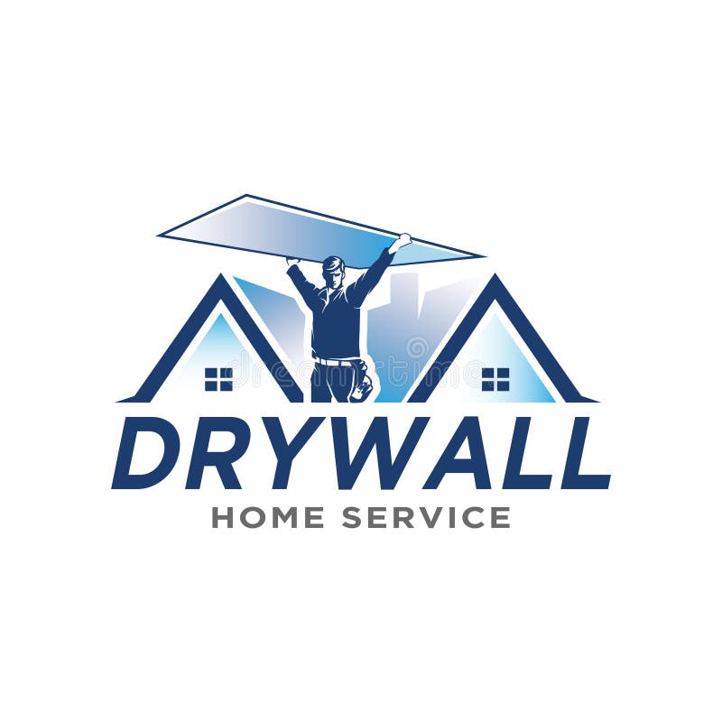 Illuatration Grapic Vector of Drywall Home Service Logo Template Stock ...