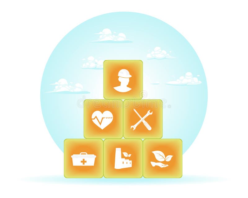 Symbolic Display of Health, Industry, Environment, and Safety Concepts ...