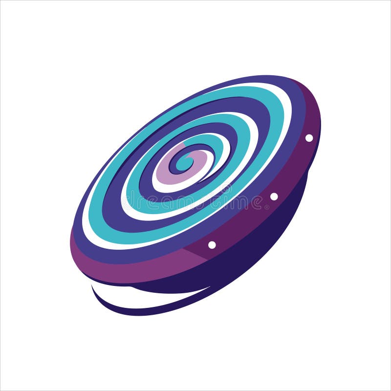 Dynamic Zero-Gravity Spiral Logo Icon Vector Stock Vector ...