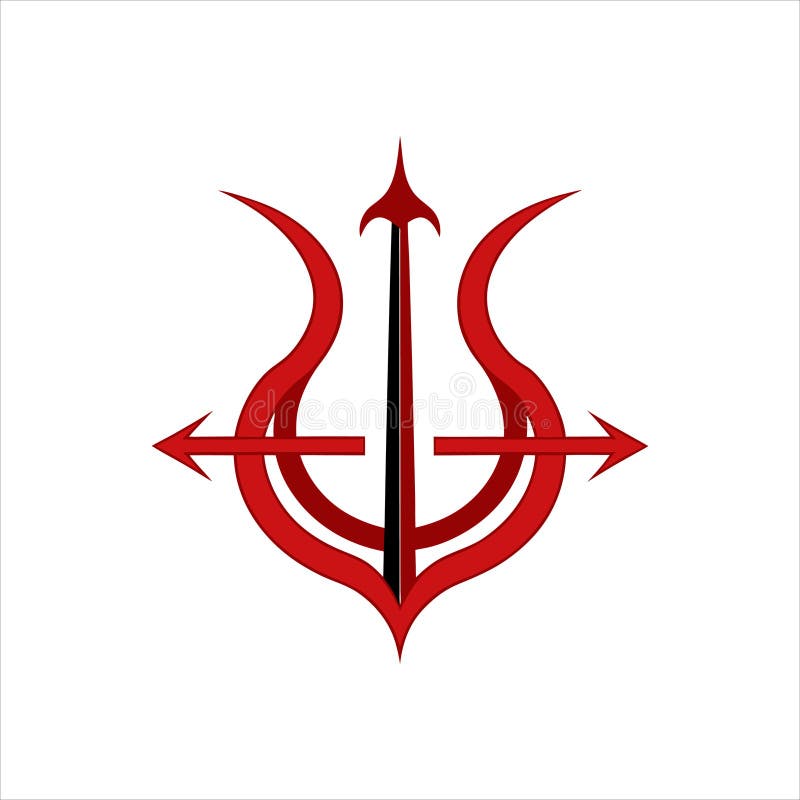 Occult Symbol of Power and Flow Silhouette Vector Stock Illustration ...