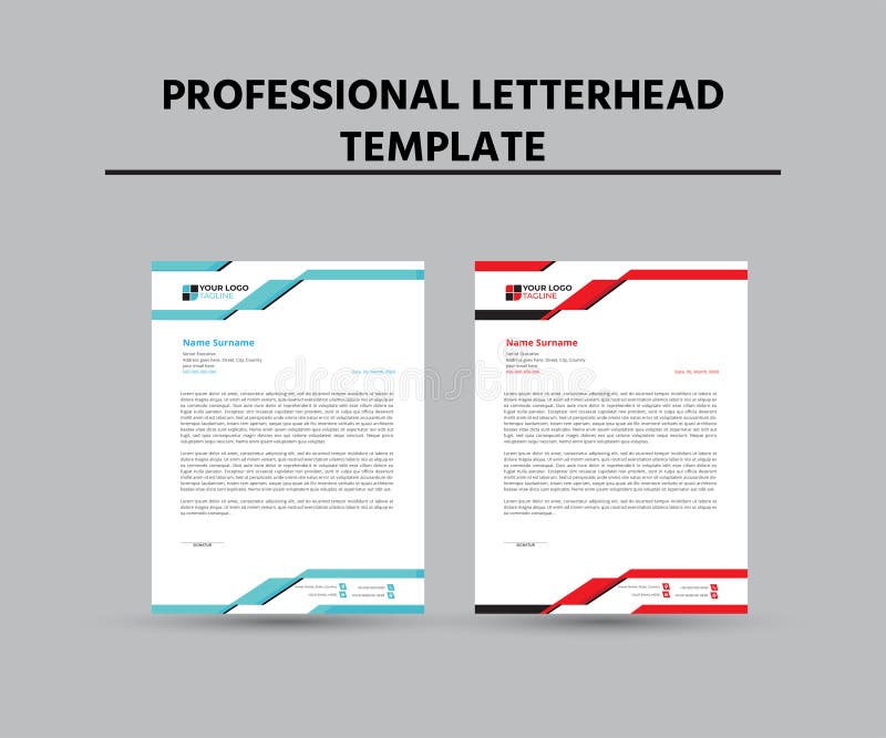 Comprehensive Business Letterhead Layouts Designed for Effective ...