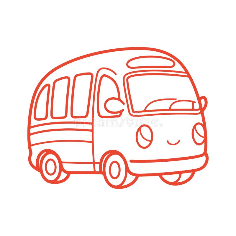 Decorative Bus Artwork Design Stock Vector - Illustration of public ...