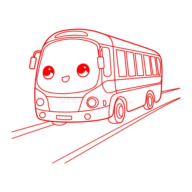 Abstract Bus Design Illustration Stock Illustration - Illustration of ...