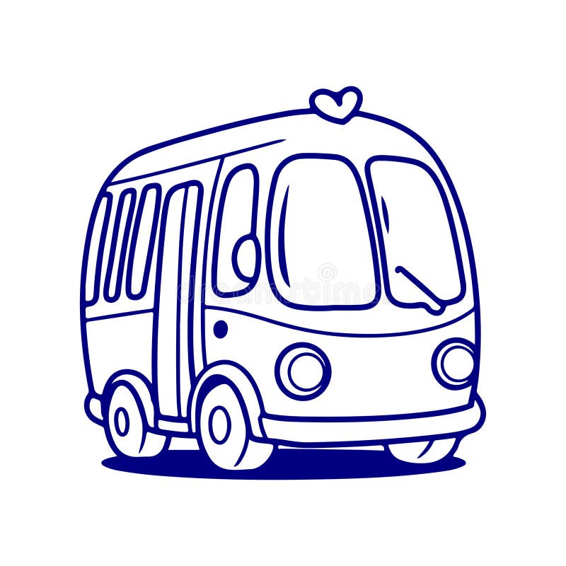 Scenic Bus Artwork Collection Stock Vector - Illustration of brand ...