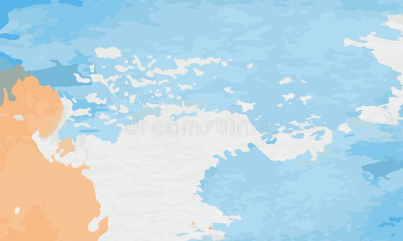 Abstract Watercolor Palette of Mix Smooth Color. Stock Vector ...