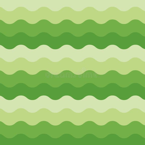 Green Retro Groovy Horizontal Waves Seamless Pattern.60s and 70s Vibes ...