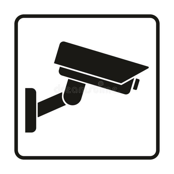 Security Camera Icon, Video Surveillance, Cctv Sign. Surveillance ...