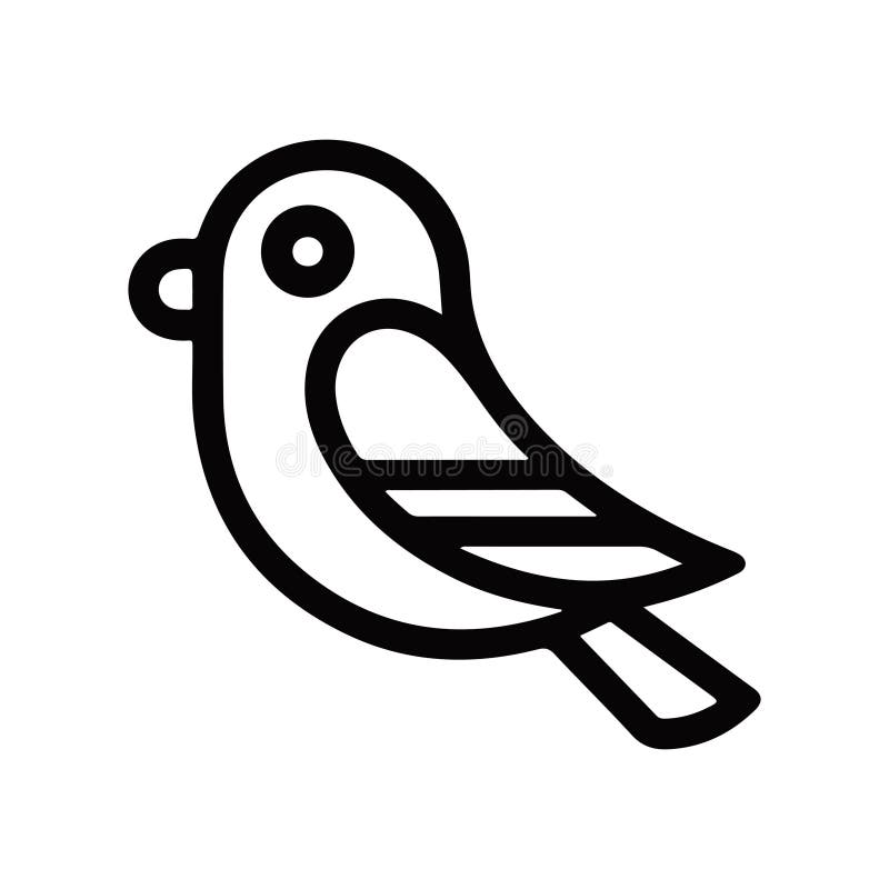 Minimalist Bird Silhouette Artwork Stock Vector - Illustration of ...