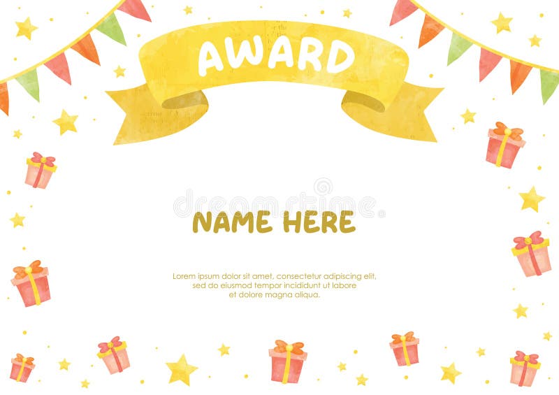 Study Participation Graduation Event Print Template Layout Design Stock ...