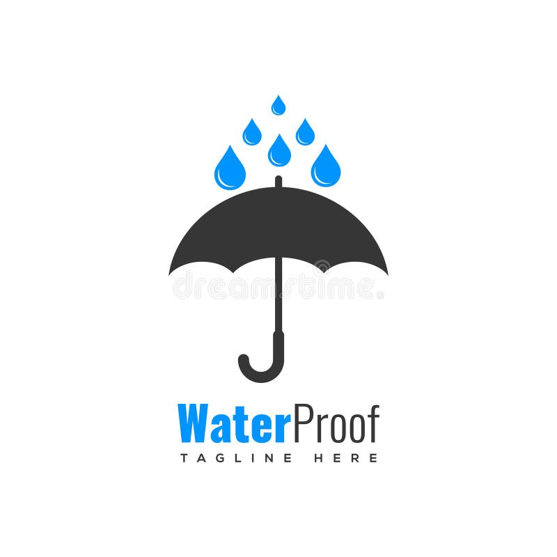 Waterproof Logo Design. Waterproof Sign Symbols. Water Resistant Sign ...