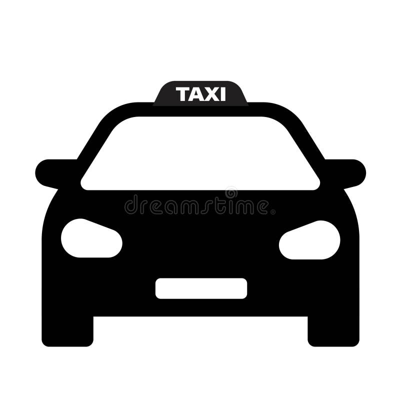 Taxi icon stock illustration. Illustration of drive - 372160719