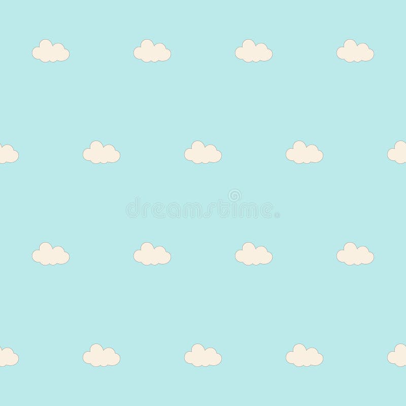 Baby Clothing Textile Seamless Swatch Background. Drawn Doodle Funny ...