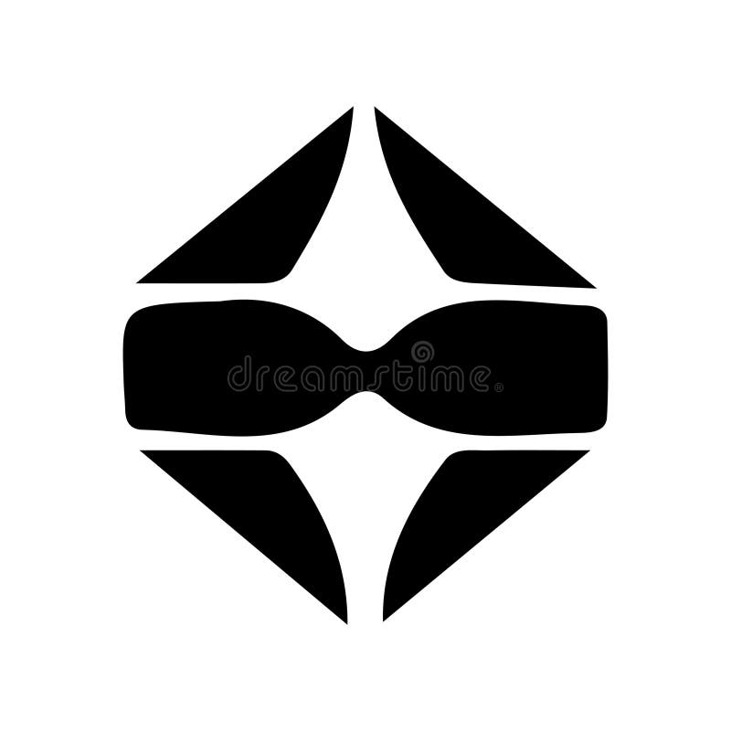 Geometric Pattern Icon Logo Shape. Stock Illustration - Illustration of ...