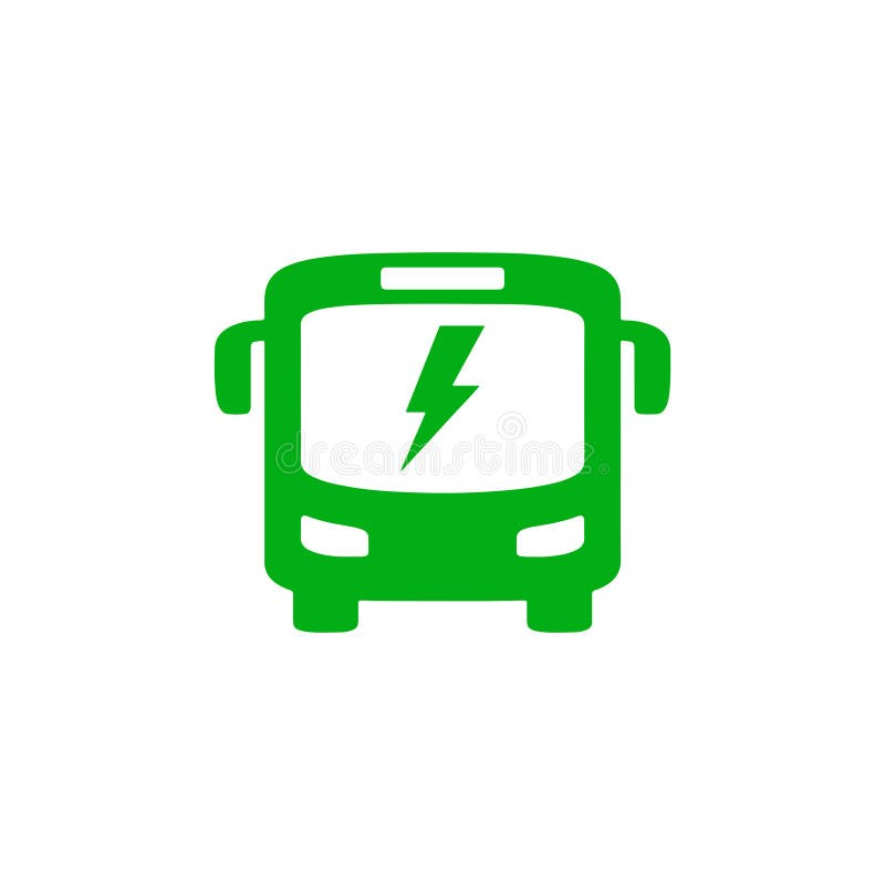 Eco-Friendly Bus Logo Design – Sustainable Transport Icon Stock ...