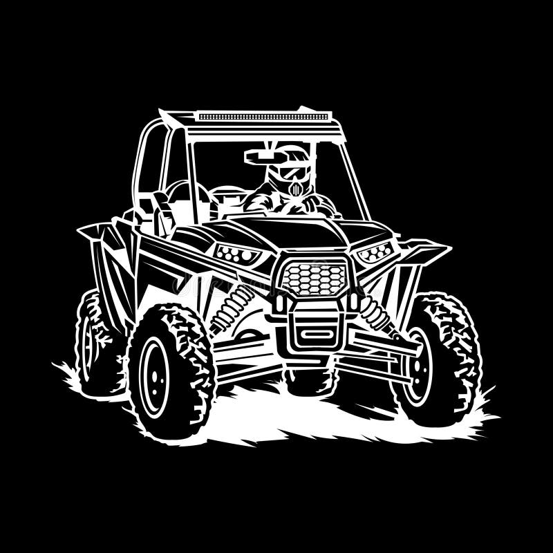 Buggy Extreme Adventure Race Sport Vector Illustration Stock Vector ...