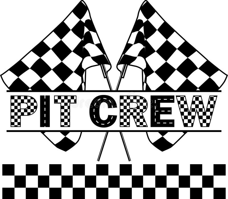 Checkered Flag, Pit Crew, Finish Flag, Racing Car, Formula One Stock ...