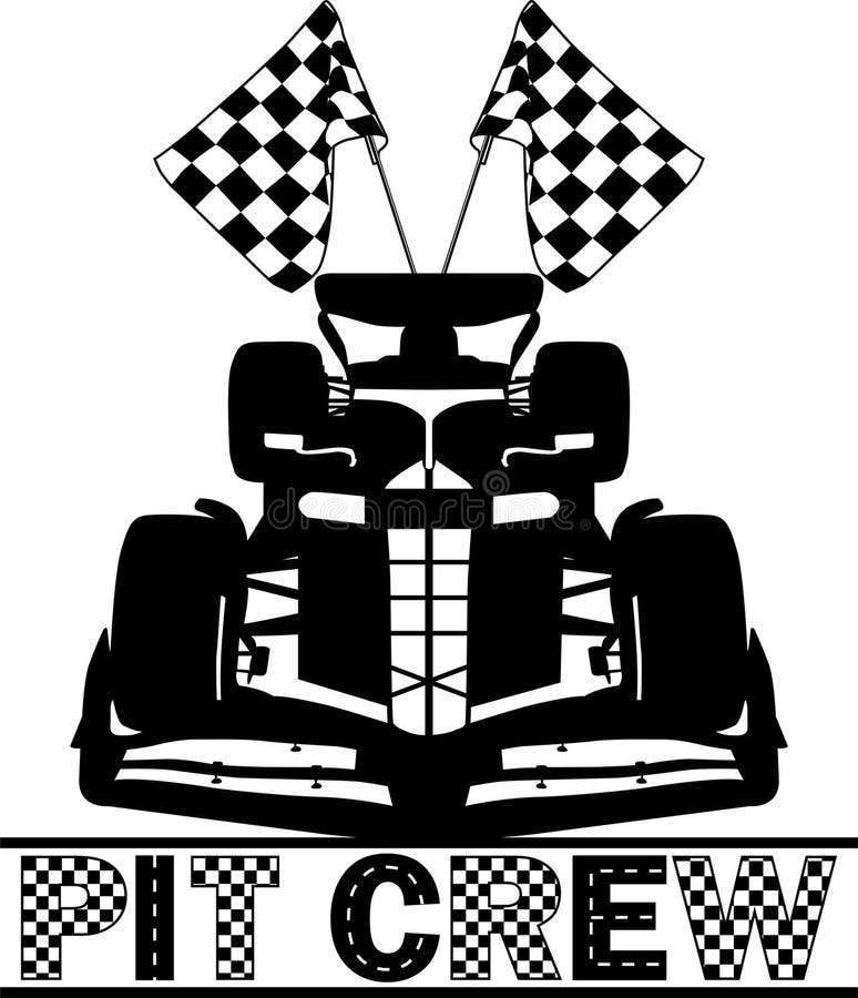 Pit Crew, Racing Car, Formula 1 Car, F1 Car, Motorsport Stock Vector ...