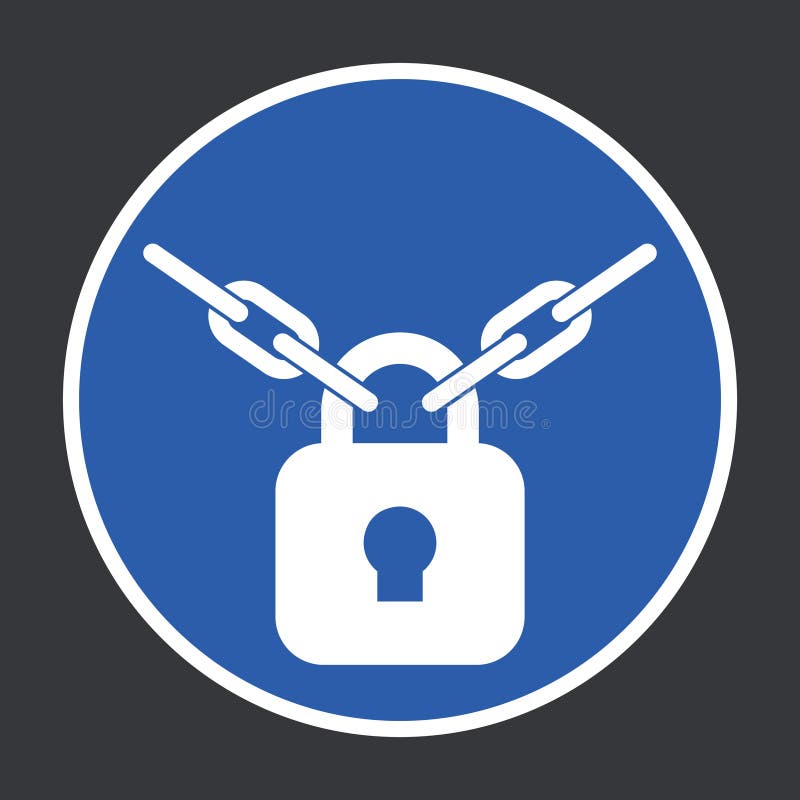 Notice Label of a Door with a Key, Symbolizing Door and Gate Security ...