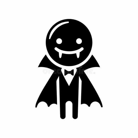 Vampire Icon Stick Figure Stickman Isolated Stock Vector - Illustration ...
