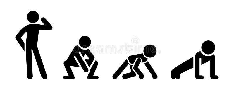 Stickman Silhouettes Stock Illustrations – 138 Stickman Silhouettes ...