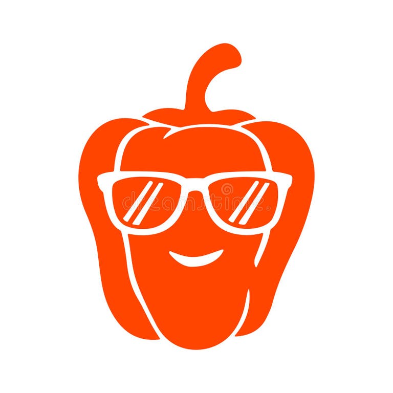 Capsicum Green Vegetable Vector Stock Vector - Illustration of organic ...