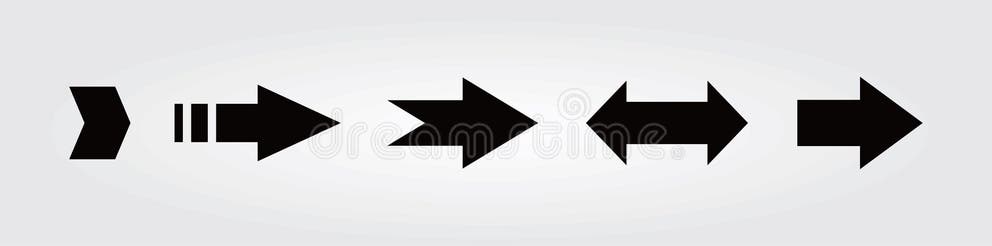 Road Direction Symbol Vector Stock Vector - Illustration of isolated ...