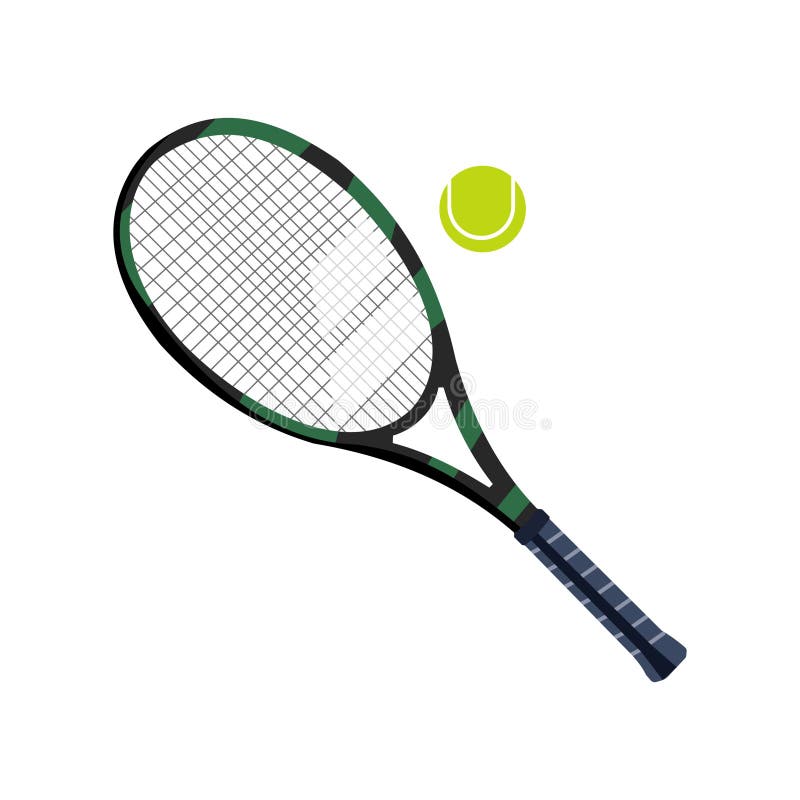 Tennis rackets stock illustration. Illustration of tennis - 373443933