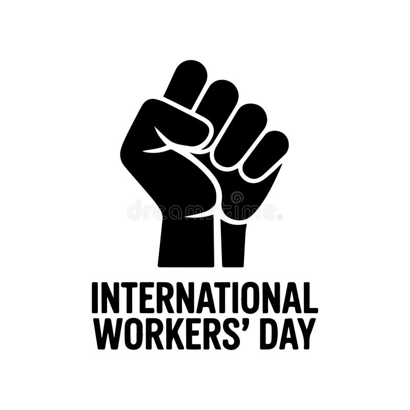International Workers Day Poster Design Stock Vector - Illustration of ...