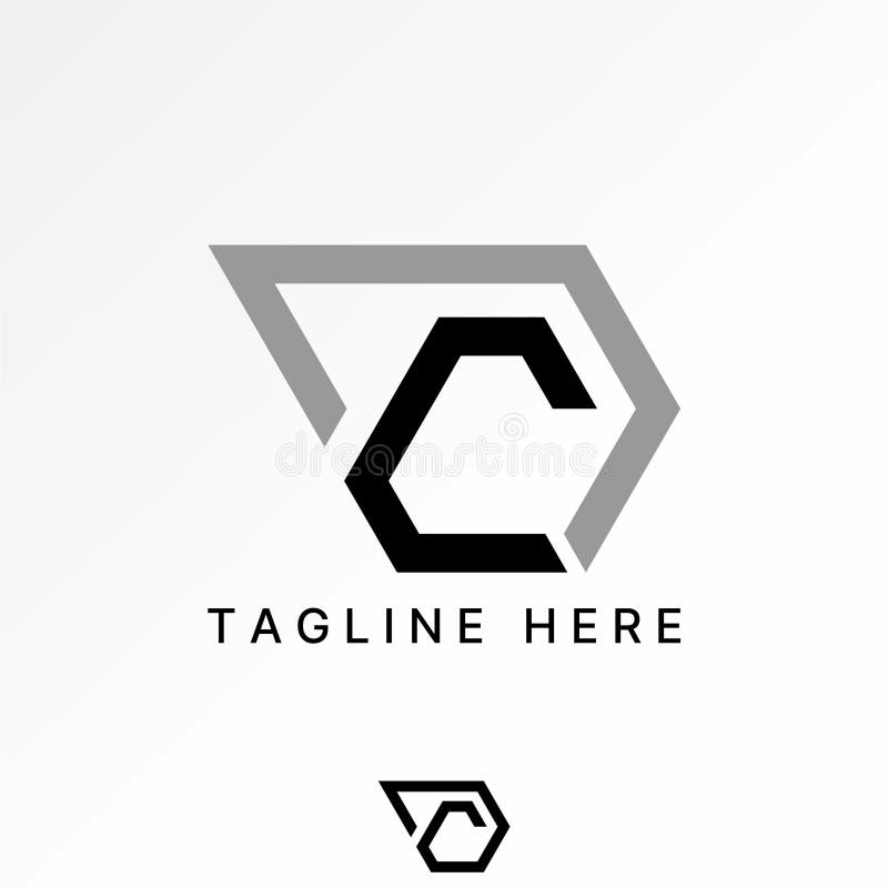 Initial CD or DC Italic Font Fast Run Connect Line Monogram Brand Sport ...