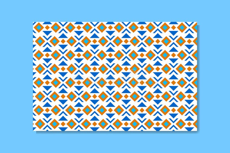 Multicolor Traditional Abstract Geometric Seamless Pattern for ...