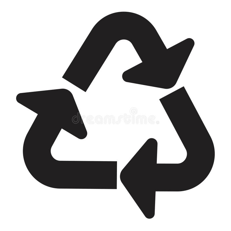 Recycle symbol stock vector. Illustration of conservation - 375313488
