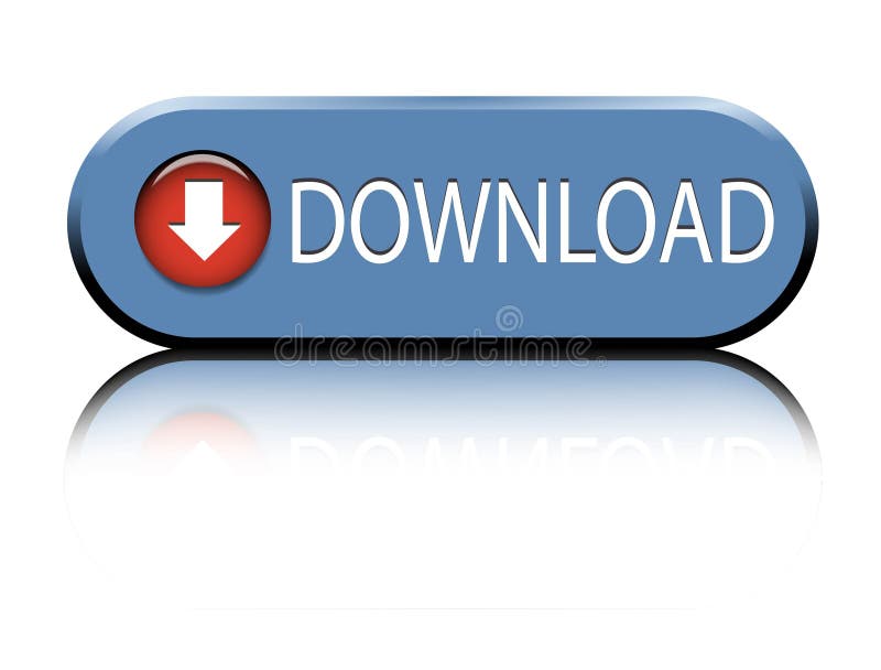 3d download button stock illustration. Illustration of badge - 375734202