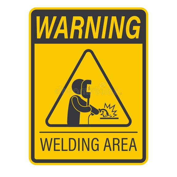 Triangle Safety Sign Welding Area, for Safety Sign Engineering and ...