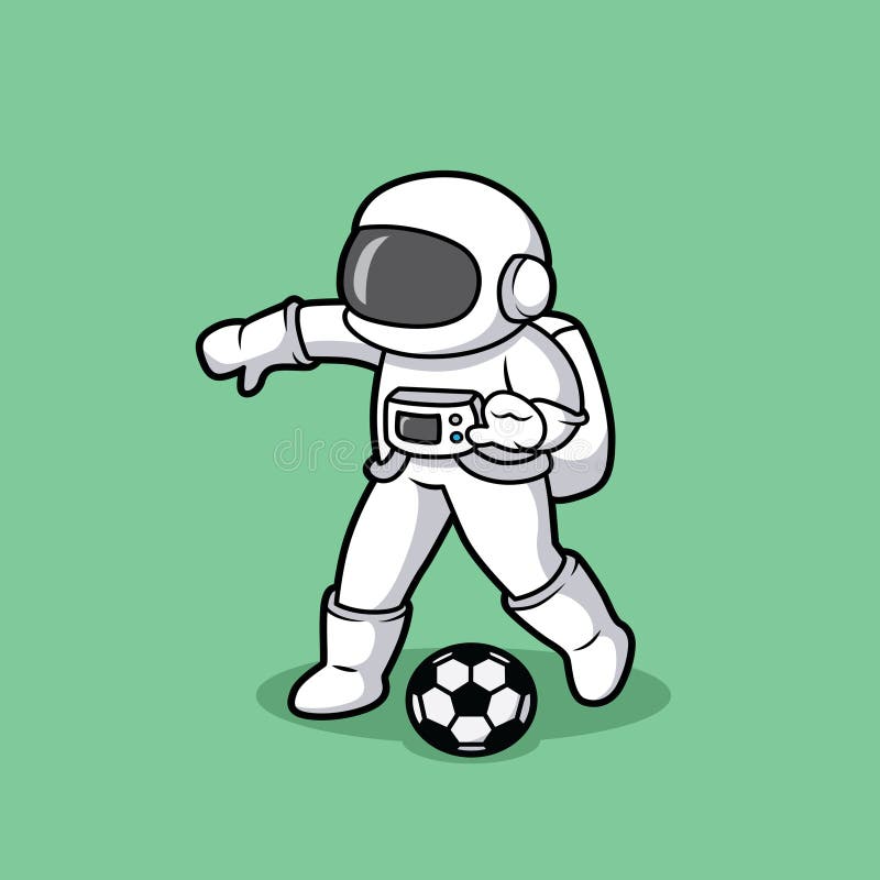 Astro football stock illustration. Illustration of athlete - 375890535