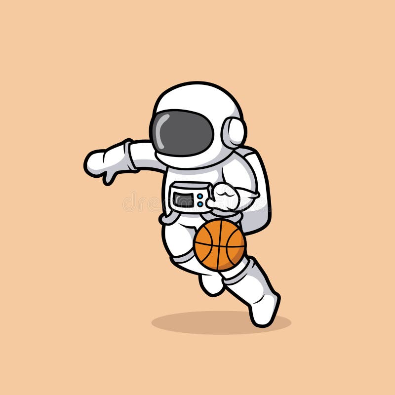 Astro basketball stock vector. Illustration of children - 375890541