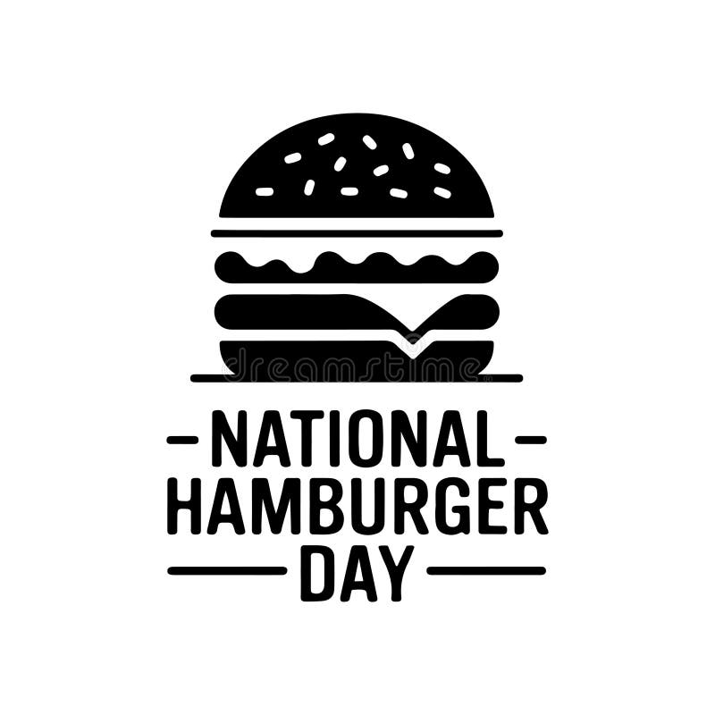 Hamburger Day Celebration Vector Illustration, Vector Arts Stock ...