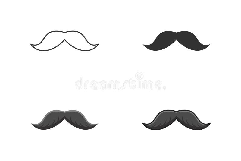 Thicker Mustache Stock Illustrations – 4 Thicker Mustache Stock ...