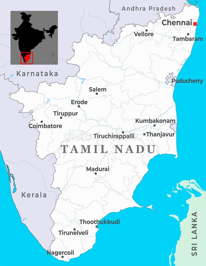 India Map Showing Rivers