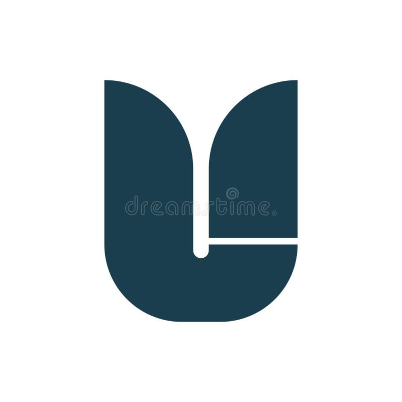Modern U Letter Logo Design, Minimalist Style Stock Illustration ...