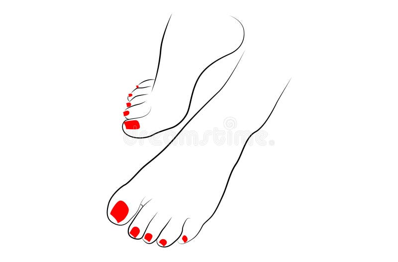 Woman Feet Vector Stock Illustrations – 10,348 Woman Feet Vector Stock ...