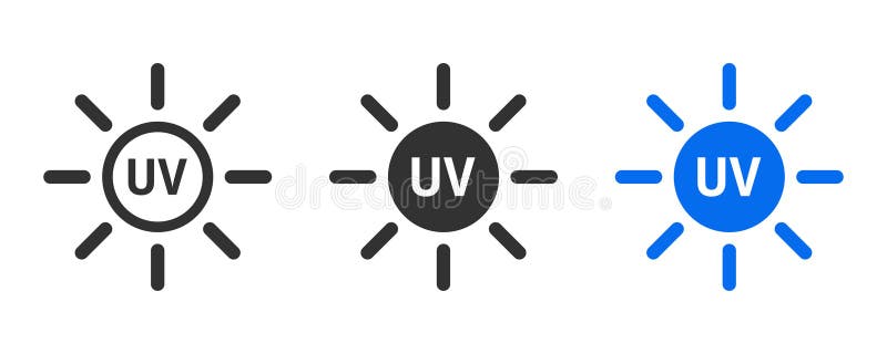 UV Protection Icon. Ultraviolet Symbol. UV Protection Sign Stock Vector ...