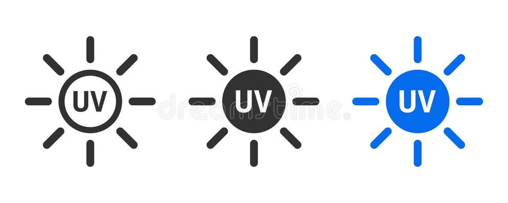 UV Protection Icon. Ultraviolet Symbol. UV Protection Sign Stock Vector ...