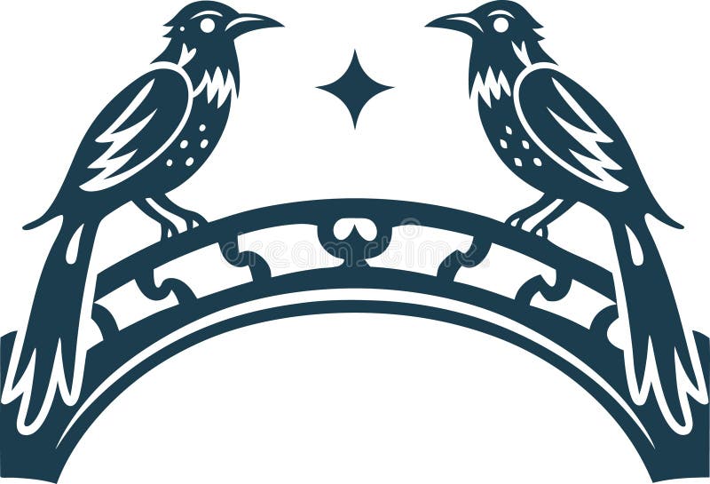 Qixi Festival Magpie Bridge Illustration Stock Illustration ...