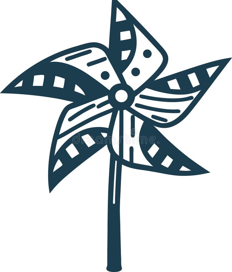 Lines Paper Windmill Stock Illustrations – 34 Lines Paper Windmill ...