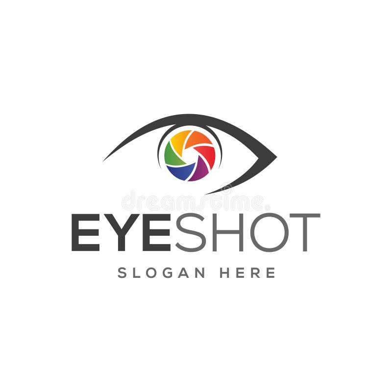 Camera Shutter with Eye Logo Design. Shutter Icon. Eye Logo Design ...
