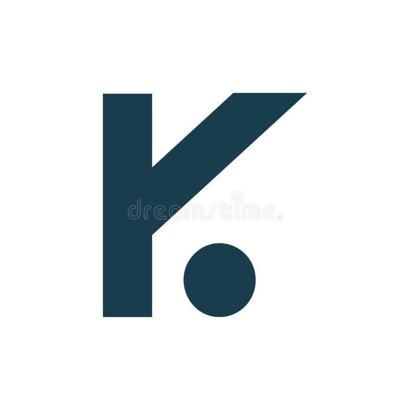 Modern K Letter Logo Design, Minimalist Style Stock Illustration ...