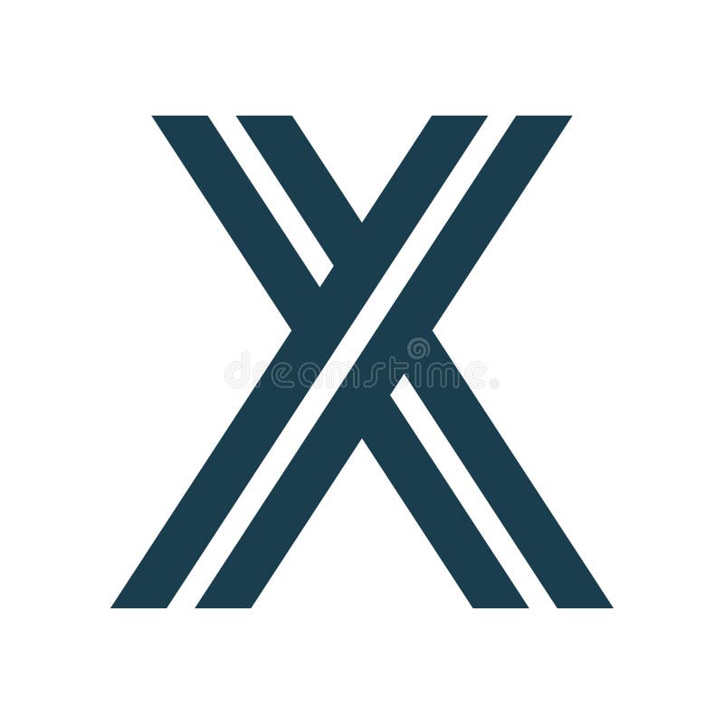 Modern Letter X Logo Design Vector Illustration Stock Vector ...