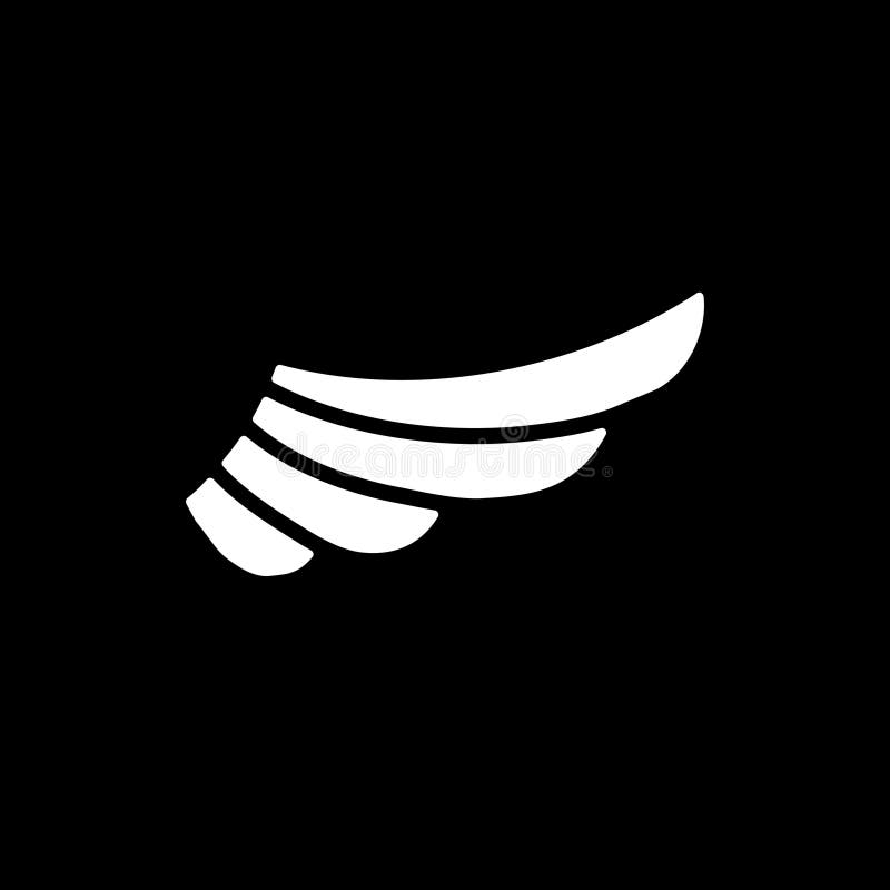 Wing Icon. Eagle Bird Heraldic Flying. Falcon Phoenix Hawk Logo Stock Vector - Illustration of ...