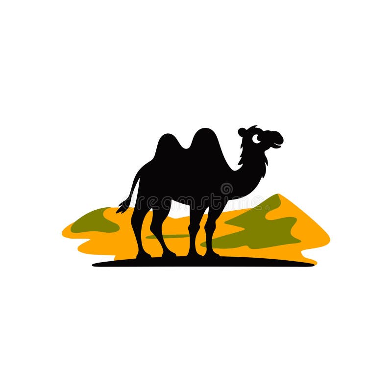 Shadow Camel Silhouette Illustration Stock Vector - Illustration of ...