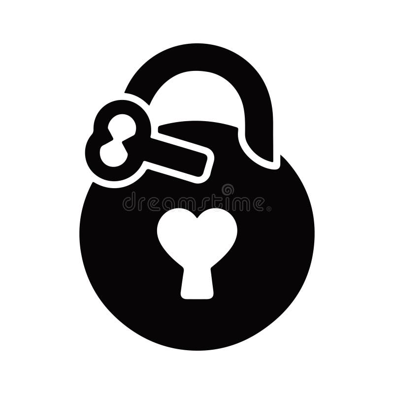 Gothic Lock Silhouette Vector Artwork Stock Vector - Illustration of ...